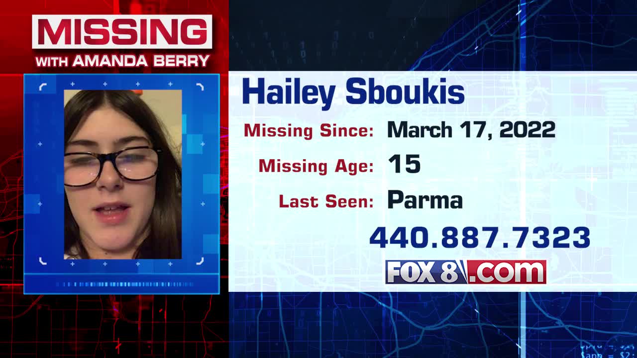 Hailey Sboukis is missing – Fox 8 Cleveland WJW